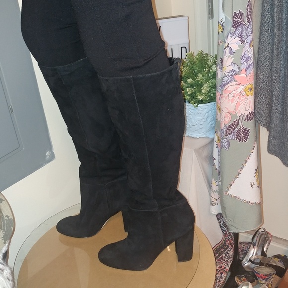 Sam Edelman | Shoes | New Sam Edelman Pull On Black Suede Leather ...